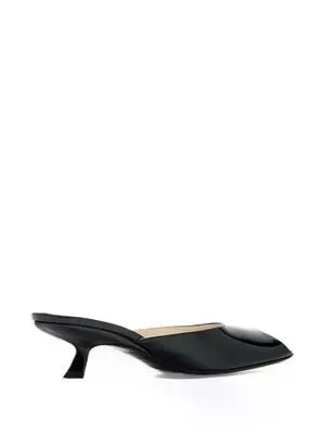 MUGLER Patent Leather Sandals - Black