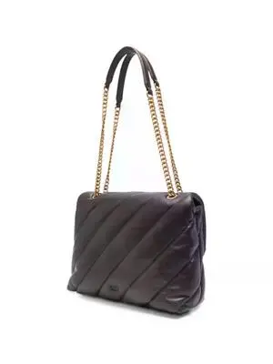 Pinko Maxi Love Birds Quilted Leather Shoulder Bag