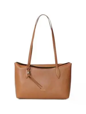 COCCINELLE Grained Leather Shoulder Bag - Brown
