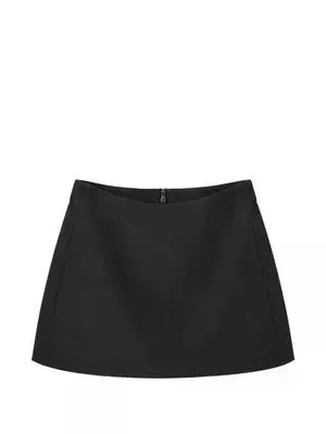 Wardrobe.NYC Virgin-wool Mini Skirt - Black