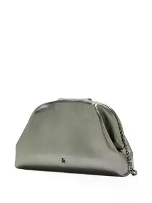 Amina Muaddi Camelia Clutch Bag - Grey
