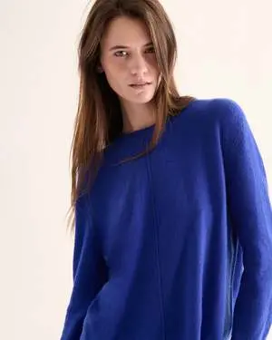 ATM Anthony Thomas Melillo Cashmere Crew Neck Sweater - Cobalt