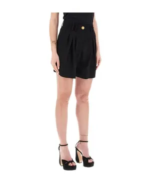 Balmain Pleated Tailored Shorts