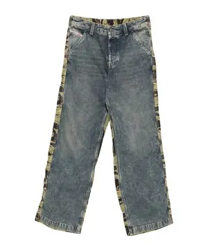 DIESEL® Tiger-stripe Panel Jeans