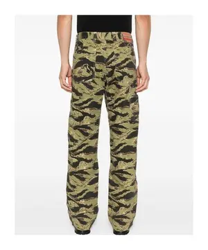DIESEL® Tiger-stripe Panel Jeans