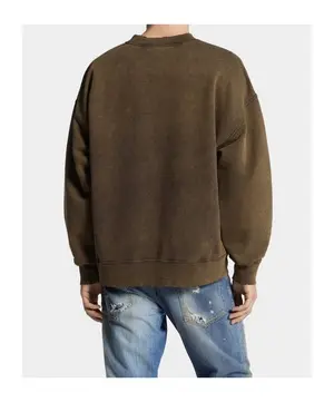 Dsquared2 Loose Fit Raw Edge Crewneck Sweatshirt