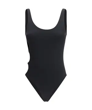 Versace Cut-out Detailed One-piece Swimsuit - Black