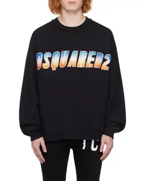 Dsquared2 Logo Printed Long-sleeved Sweatshirt