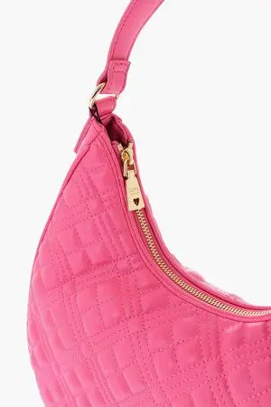 Moschino Logo Quilted Handbag