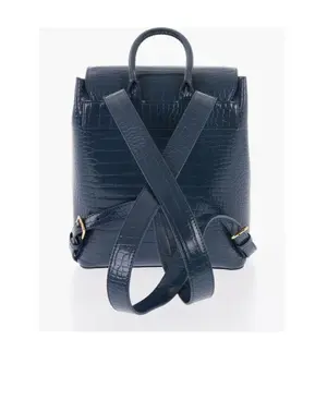 Moschino Crocodile-effect Backpack