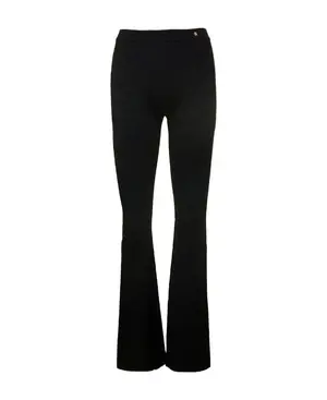 Versace Logo-plaque Knitted Trousers