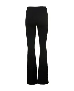 Versace Logo-plaque Knitted Trousers