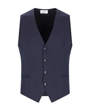 AMI Paris Tailored Wool Waistcoat