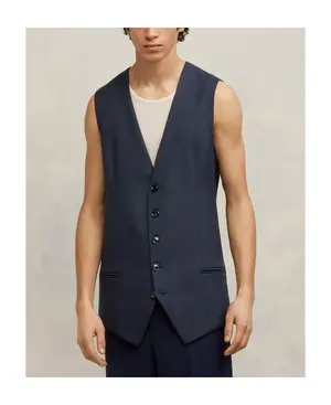 AMI Paris Tailored Wool Waistcoat