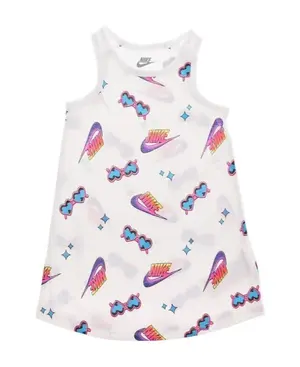 Nike Logo-print Tank Dress - White