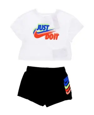 Nike Logo-print T-shirt And Shorts Set