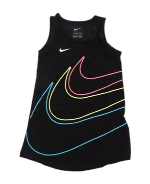 Nike Logo-print Sleeveless Dress - Black