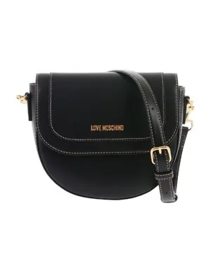 Moschino Logo-lettering Crossbody Bag - Black