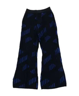Versace Ribbed Flare-cuff Trousers