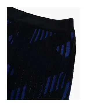 Versace Ribbed Flare-cuff Trousers