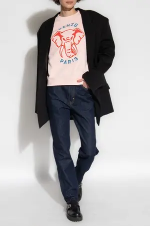Kenzo Asagao Straight-leg Mid-rise Jeans