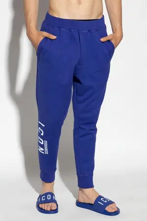 Dsquared2 Icon Logo-printed Tapered Leg Track Pants