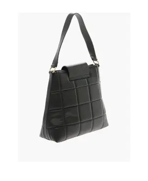 Moschino Logo-plaque Quilted Shoulder Bag