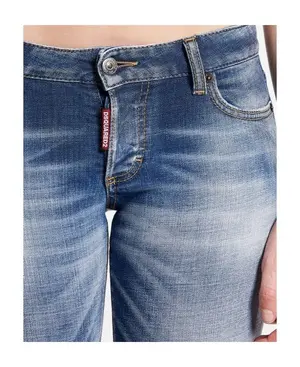 Dsquared2 Mid-rise Cropped Skinny Jeans