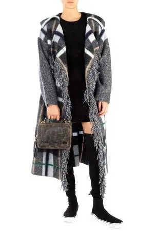 Stella McCartney Checked Belted Cardigan