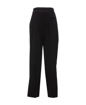 MAISON MARGIELA High-waisted Wide-leg Pants