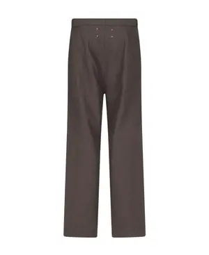 MAISON MARGIELA Straight-leg Drawstring Trousers