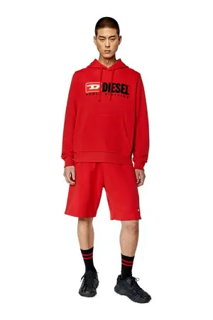 DIESEL® Logo-embroidery Cotton Track Shorts