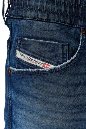 DIESEL® Logo Patch Denim Shorts