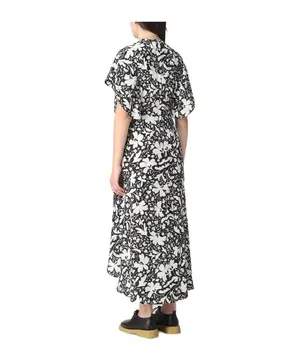 Stella McCartney Forest Floral-print Silk Dress