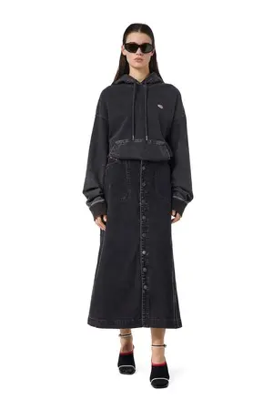 DIESEL® A-line Denim Skirt
