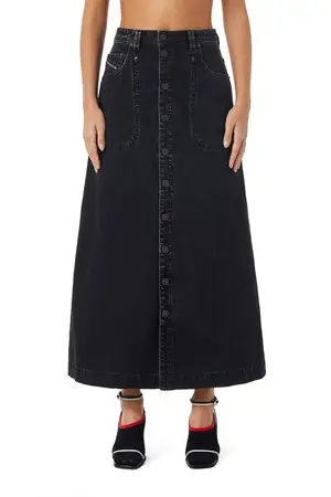 DIESEL® A-line Denim Skirt
