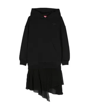 DIESEL® Asymmetric Hooded Dress