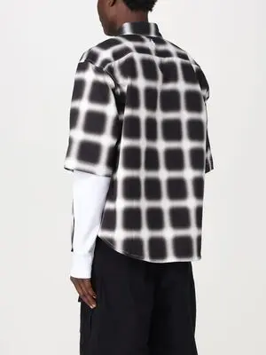 MARCELO BURLON COUNTY OF MILAN Windowpane-printed Button-up Shirt