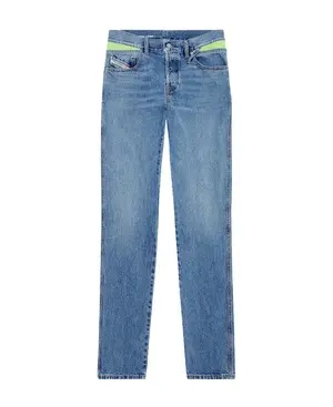 DIESEL® 1995 D-sark Mid-rise Straight Jeans - Blue