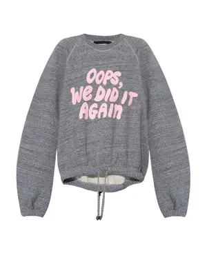 Dsquared2 Slogan-print Long-sleeve Sweatshirt - Gray