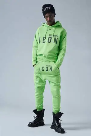 Dsquared2 Logo Printed Straight Leg Pants