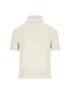 DIESEL® Logo Patch High Neck Sweater