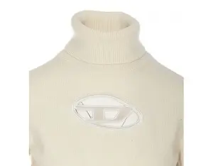 DIESEL® Logo Patch High Neck Sweater