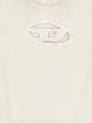 DIESEL® Logo Patch High Neck Sweater