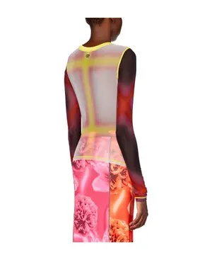 DIESEL® T-sielito-l1 Floral-print Top