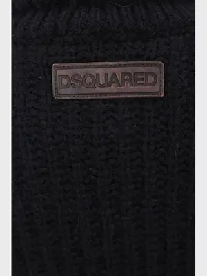 Dsquared2 Roll-neck Cropped Knitted Jumper