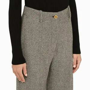 PATOU Herringbone Casual Pants