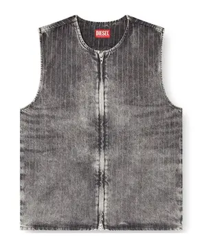 DIESEL® D-sund-s Denim Vest - Gray