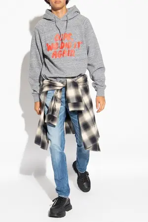Dsquared2 Slogan-print Cotton Hoodie