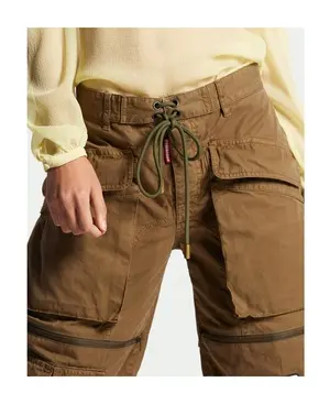 Dsquared2 Patch-detailed Tapered Drawstring Cargo Trousers
